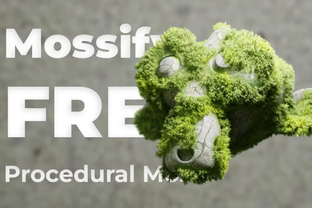 Mossify A Free Procedural Moss Generator for Blenderasör - LotPeak